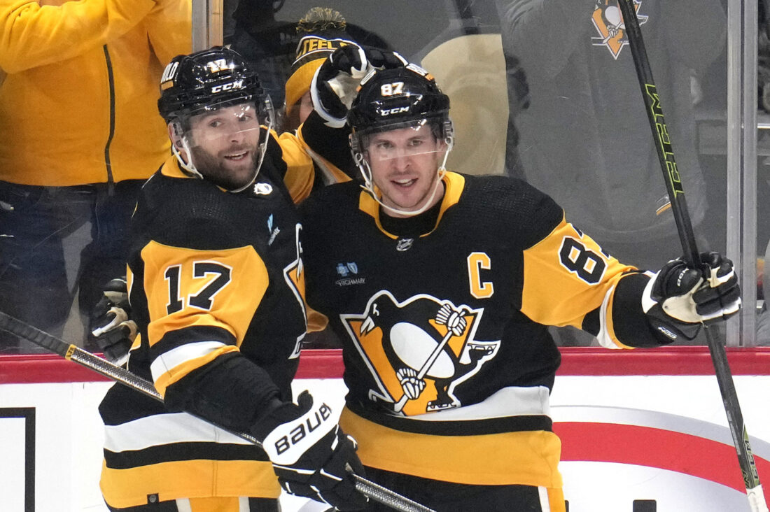 Crosby collects 4 points as Penguins hold off rival Flyers in wild 7-6 ...